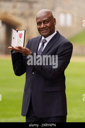 Gary Bennett, Patron of Show Racism The Red Card, after being made a ...