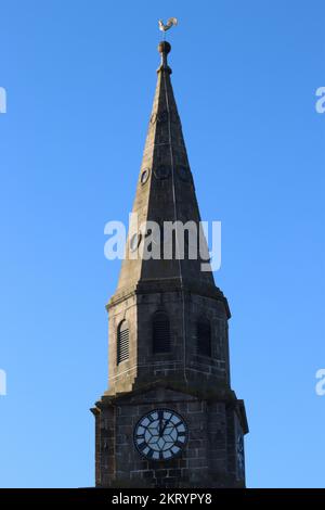 Rooftops , spires and monuments in Peterhead Stock Photo - Alamy