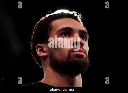 Karol Itauma during a media work out at BT Studios, Queen Elizabeth ...