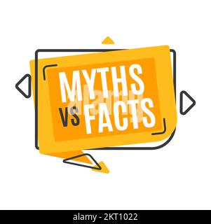 Facts vs myths battle Stock Vector Image & Art - Alamy
