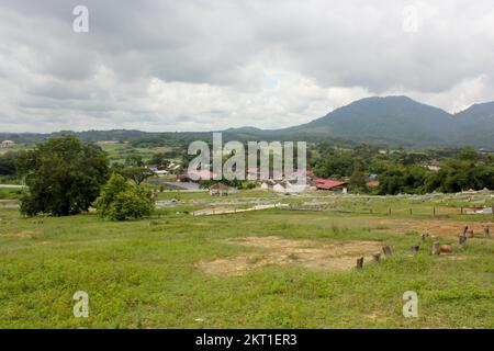 Ipoh, Perak, Malaysia - November 2012: The exterior facade of a ...