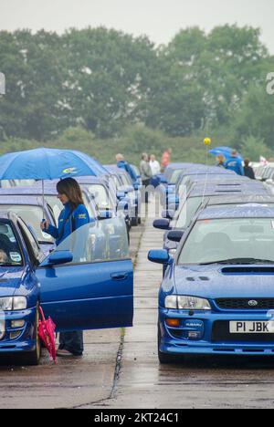 McRae Gathering of Subaru Imprezas. Anniversary of the death Colin ...