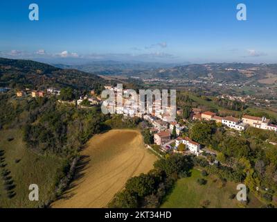Italy, November 26, 2022: aerial view of the English war cemetery in ...