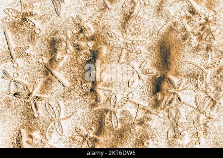 Fine artwork on a elemental wave of insect charms and infinite ...