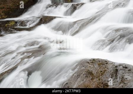 Ryuzu Falls in the Yugama River. Nikko National Park. Tochigi ...