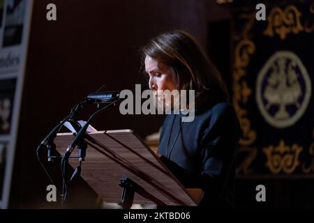 Spanish actress and singer Ana Belen, performs live on stage at the ...
