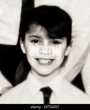 Victoria Adams Singer of the Spice Girls pictured on stage at the Brit ...