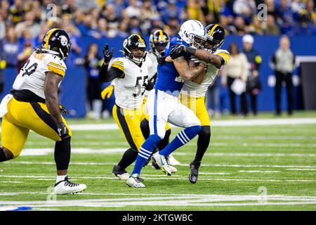 Pittsburgh Steelers linebacker Jack Myles participates in drills during ...