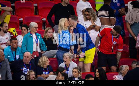 Megan Pickford, wife of England goalkeeper Jordan Pickford in the ...
