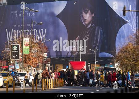 JENNA ORTEGA in WEDNESDAY (2022), directed by TIM BURTON. Credit: Metro ...