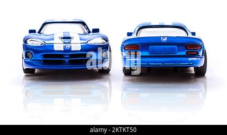 Front view on a Dodge viper SRT-10 Stock Photo - Alamy