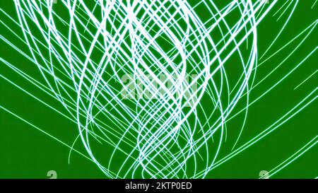 Energy threads twist in flow. Design. Living energy lines are ...