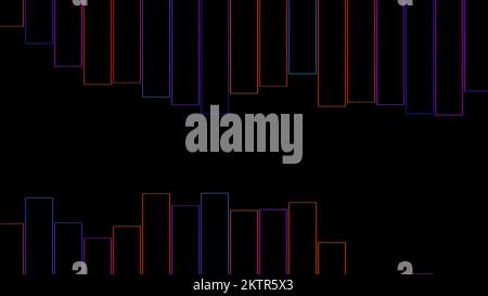 Graphic equalizer bars on an audio system Stock Photo - Alamy