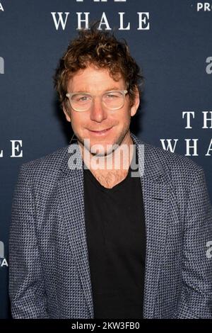 Dustin Yellin attends the premiere of "The Whale" at Alice Tully Hall ...