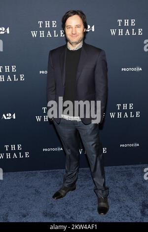 Danny Strong attends the premiere of "The Whale" at Alice Tully Hall on ...