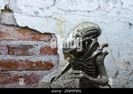 Alien Xenomorph. Action figure from the original Alien movie Stock ...