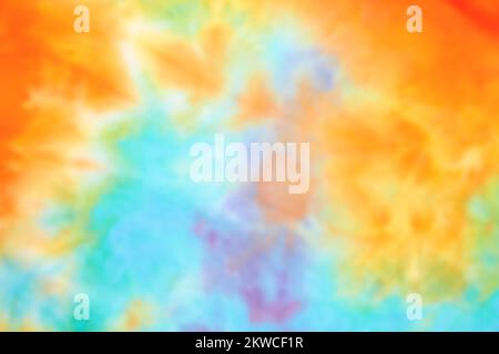 Blurred abstract tie dye multicolor fabric cloth pattern texture Stock ...