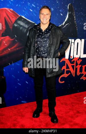 LOS ANGELES - NOV 29: Mike Dopud at the Violent Night Premiere at the ...