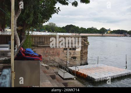 Toy train at amusement park, Kankaria Lake, Ahmedabad, Gujarat, India ...