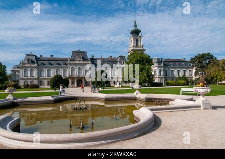 Exterior of a Baroque Festetics Palace in Kszethely,Hungary Stock Photo ...
