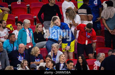 Megan Pickford, wife of England goalkeeper Jordan Pickford with their ...