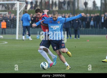The national football team is gathered and training in Helsingoer on ...