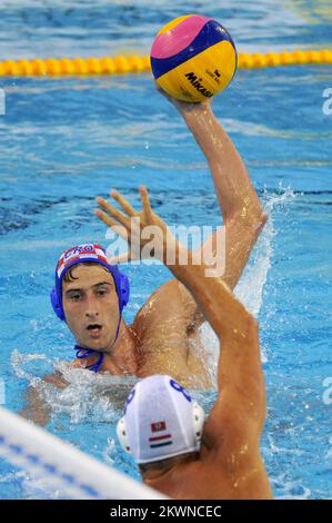 Hungary - Croatia (11-10) Men's Waterpolo Semifinal Round at FINA in ...