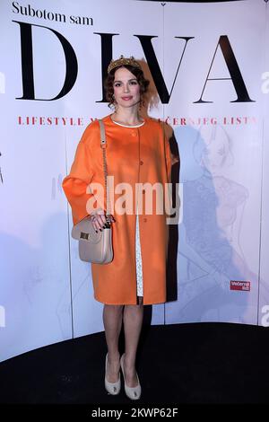 16.10.2013., Zagreb, Croatia - Croatian singer Severina Vuckovic came ...