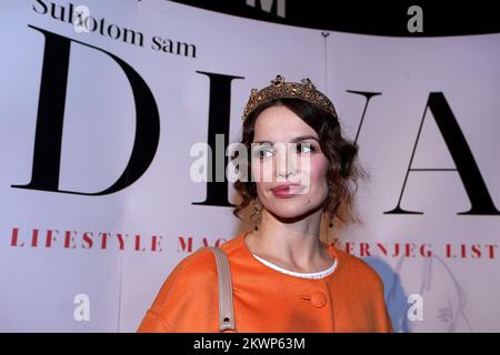 16.10.2013., Zagreb, Croatia - Croatian singer Severina Vuckovic came ...