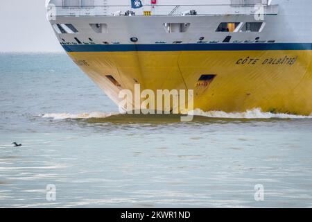 Transmanche Ferries Newhaven/Dieppe ferry docked at Newhaven East ...