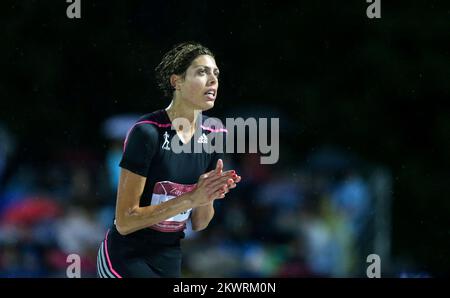 High jump women, Blanka Vlasic, Ana Simic during the IAAF World ...