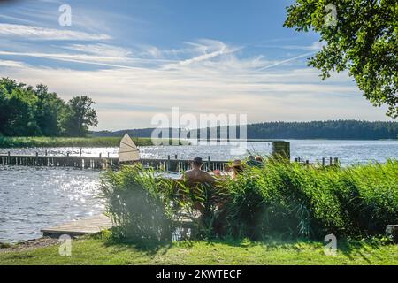 Labussee, Mecklenburg-Vorpommern, Deutschland Stock Photo - Alamy