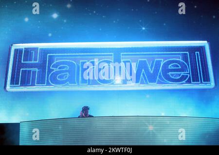 Hardwell during the 2015 ULTRA Europe dance music festival at Split ...