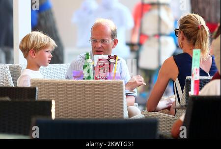 Lord Nicholas Windsor and Maria Angelicoussis attending the Croatian ...