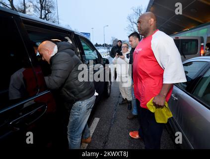 17.01.2017., Croatia, Zagreb - Legendary fighter Robert Malcolm Sapp Jr ...