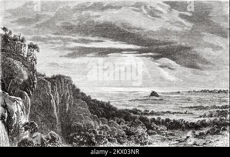 Old view of Dalry station, Australian states of Victoria, Australia ...