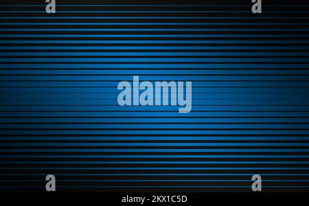 Abstract dark blue background with horizontal light and wave lines ...