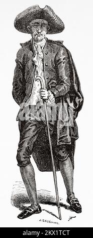 Old bourgeois man of Naples, Campania. Italy. Naples and the ...