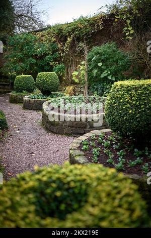 Arley Hall and Gardens pathway Stock Photo - Alamy
