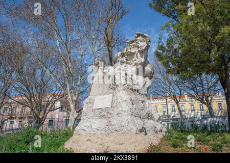 Statue of the Adamastor. Lisbon Stock Photo - Alamy
