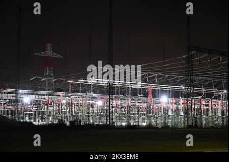 Substation of the Austrian Power Grid in Vienna Stock Photo - Alamy