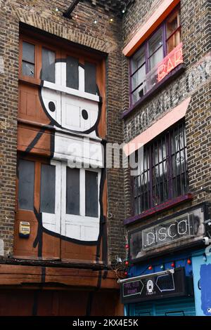 Street Art by Stik, Rivington Street , Shoreditch, London, England, UK ...