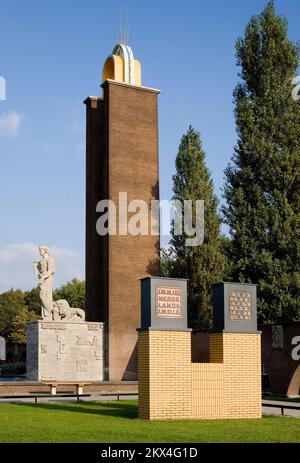 Netherlands, Amsterdam - The Indie monument was originally a memorial ...