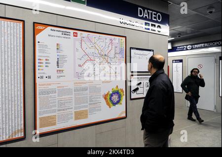 Milano, la nuova linea 4 della Metropolitana - Milan, the new Metro 4 ...