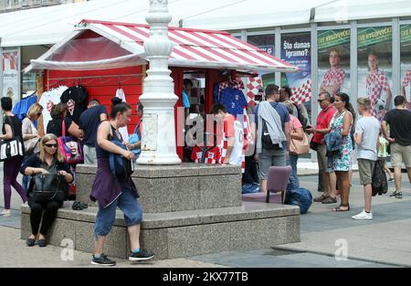 People buy soccer team jerseys in downtown Mexico City, Wednesday, June ...