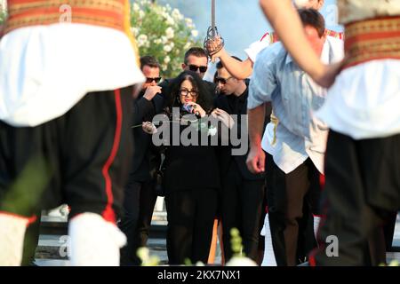 01.08.2018., Vela Luka, Croatia - Family, friends, associates and fans ...