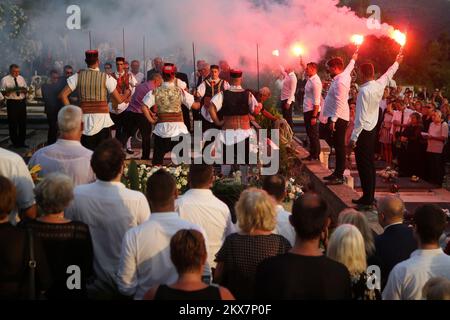 01.08.2018., Vela Luka, Croatia - Family, friends, associates and fans ...