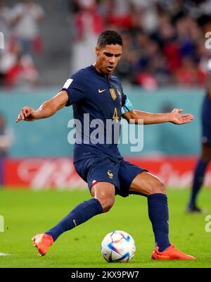 France's Raphael Varane during the FIFA World Cup final at Lusail ...