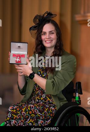 Tully Kearney after being made an MBE (Member of the Order of the ...