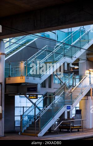A view of Ebbsfleet International railway station in Kent Stock Photo ...